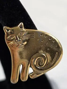 Laurel Burch | Jewelry | Vintage Laurel Burch Keshire Cat Clip On ...